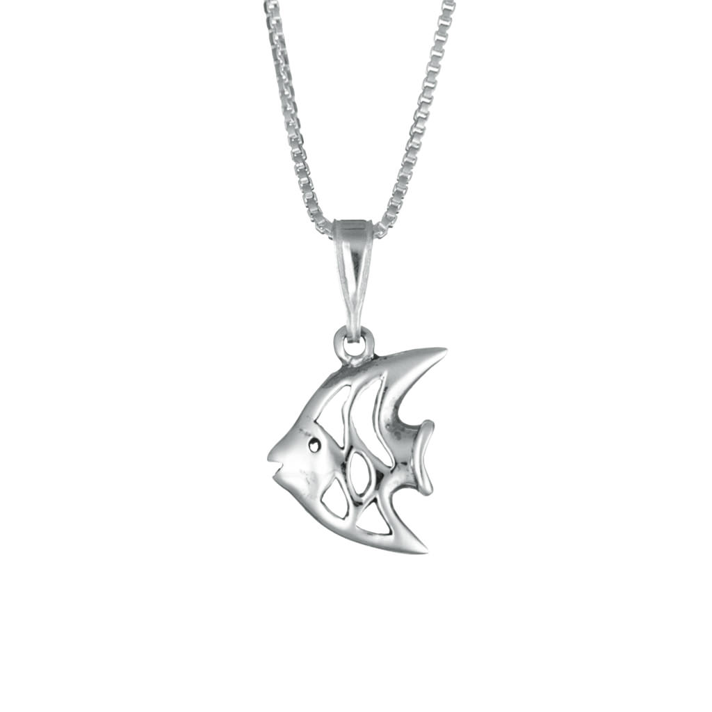 Angel Fish Necklace in Sterling Silver - Landing Company