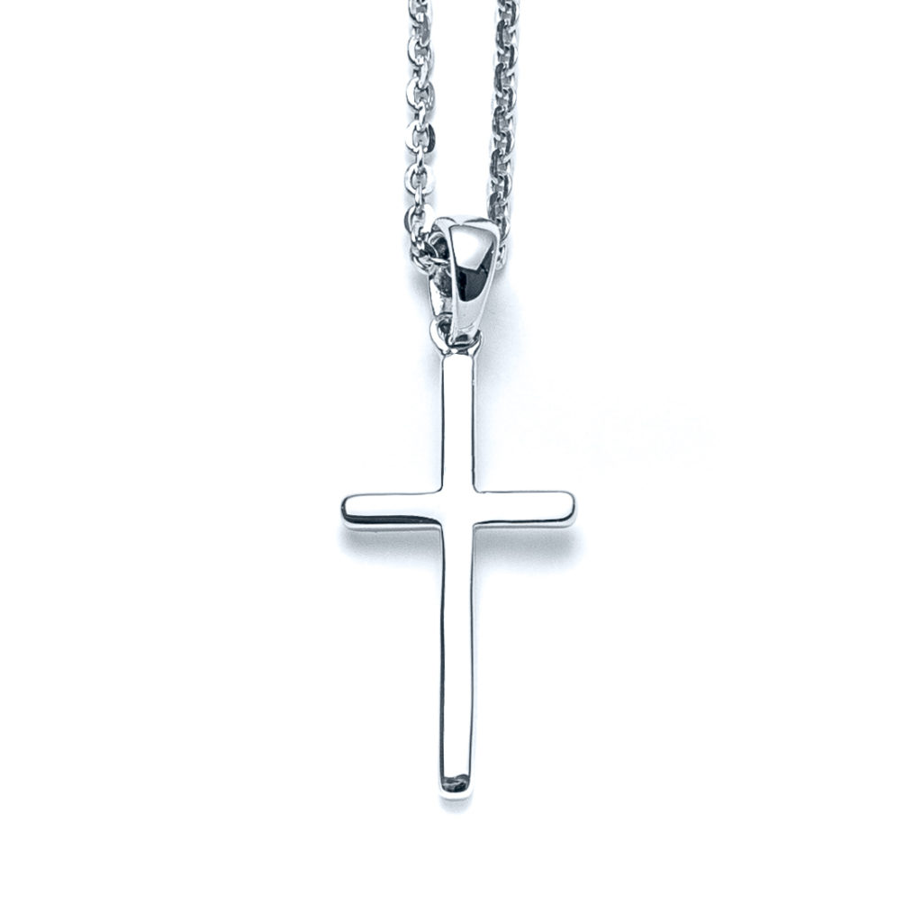 Classic Cross Necklace in Sterling Silver - Landing Company
