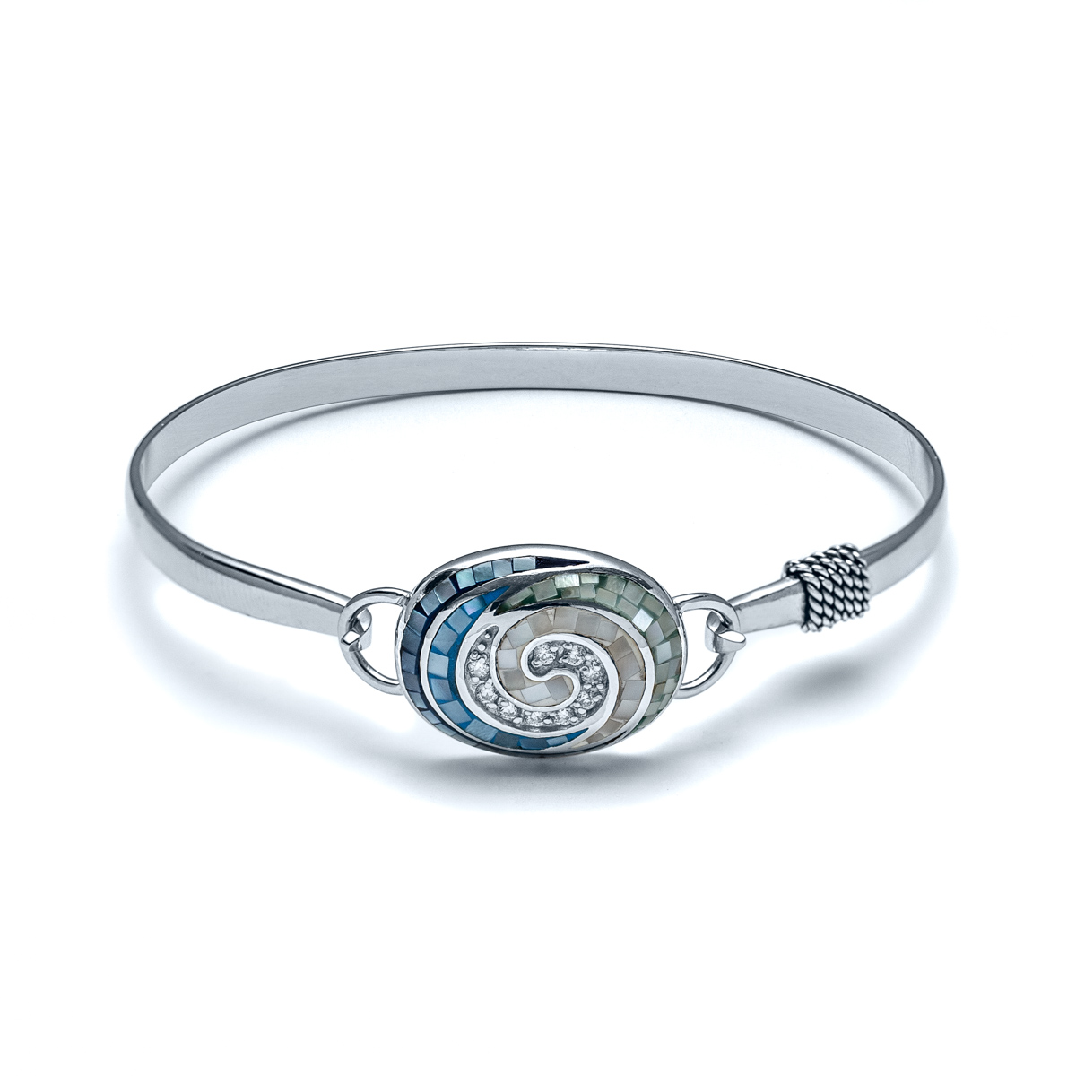 Capri Wave Treasure Bracelet in Sterling Silver - Landing Company