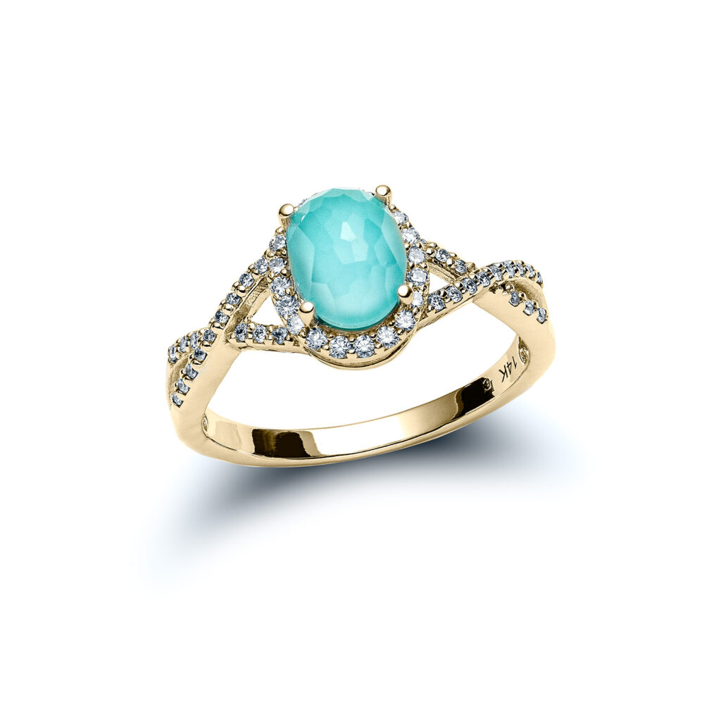 Laguna Raya Yellow Gold Ring | Landing Company