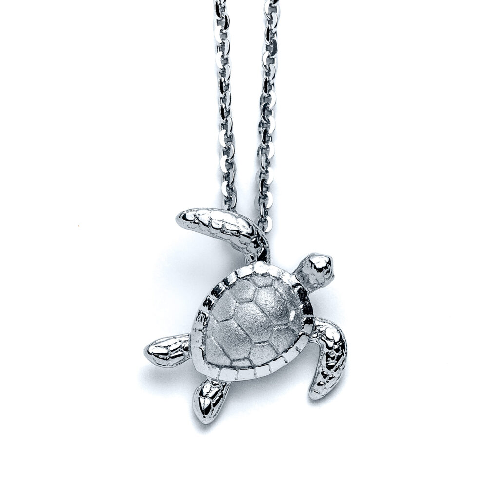 Seaside Sea Turtle Charm Necklace | Landing Company